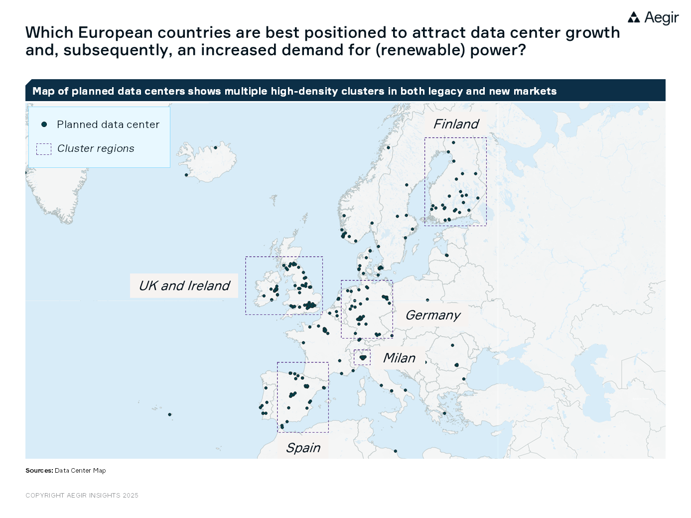 Data center clusters: Hunting for hyperscalers in Europe - Aegir